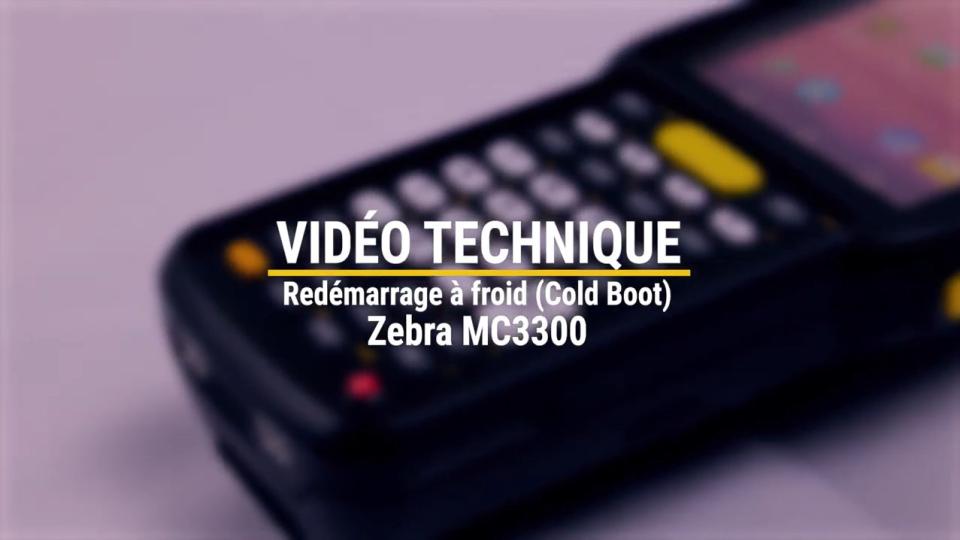 Redémarrer un Terminal Zebra MC3300 par Cold Boot | TIMCOD